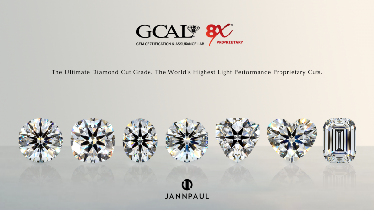 GCAL Launches 8X® Proprietary Cut Grades with Retail Jeweler JannPaul